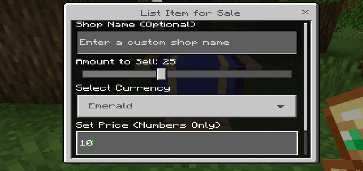 Item Shops Addon - Minecraft Bedrock Addons - CurseForge