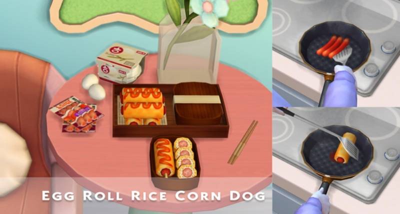 Install Egg Rolls, Rice and Corn Dogs by ONI Spanish translation - The Sims 4 Mods - CurseForge