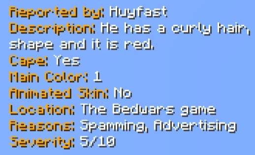 Report Player Menu - Minecraft Bedrock Scripts - CurseForge