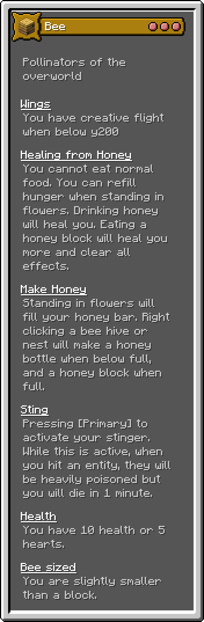 Origins from Minecraft Mobs - Minecraft Mods - CurseForge