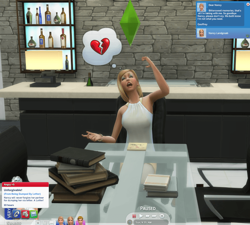 Break Up Via Letter - The Sims 4 Mods - CurseForge