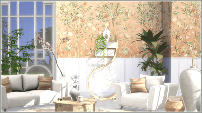 Panoramic Wallpaper for Living Room - The Sims 4 Build / Buy - CurseForge
