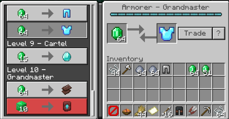 Ascended Villagers (Villager Rebalancing and More Trade levels ...