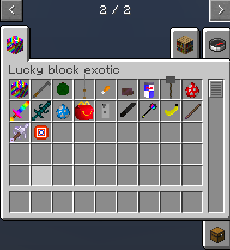 Lucky block exotic - Minecraft Mods - CurseForge
