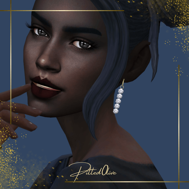 Georgia Linear Earrings - The Sims 4 Create a Sim - CurseForge