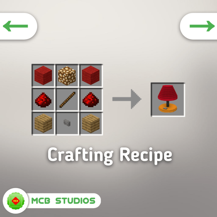 Table Lamp Add-on - Minecraft Bedrock Addons - CurseForge
