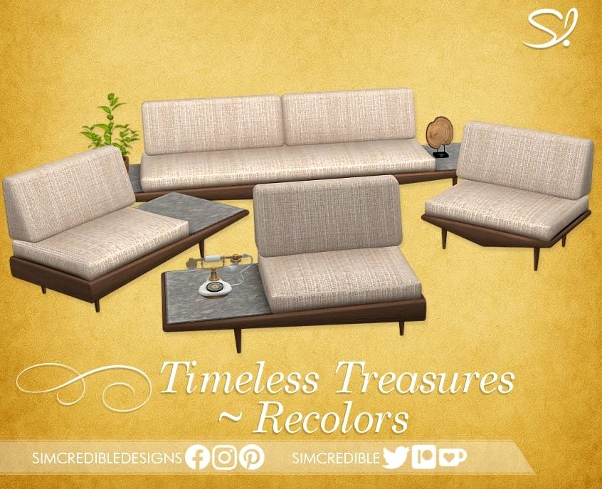Timeless Treasures Seats [RECOLORS] 🛋 - The Sims 4 Build / Buy - CurseForge