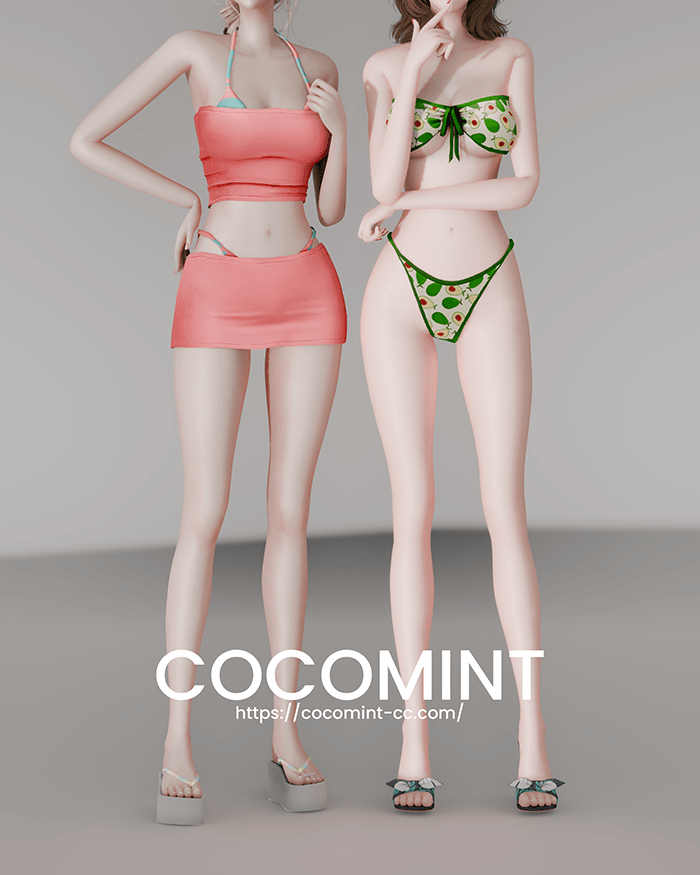 [cocomint] Holiday Bikini Set - The Sims 4 Create a Sim - CurseForge