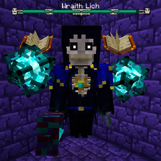 Fallen-warrior: Aurelian Valorblade & Wraith Lich - Minecraft Bedrock Addons - CurseForge