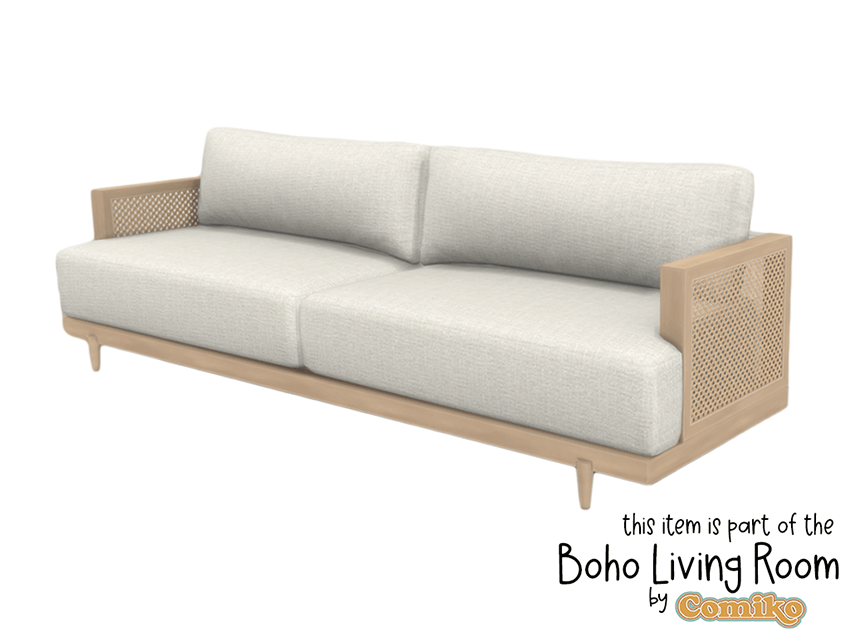 Comiko - Boho Living Room Sofa / Three Seater - The Sims 4 Build / Buy ...