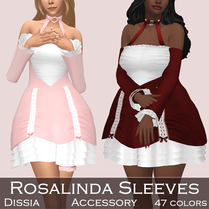 Rosalinda Sleeves Accessory - The Sims 4 Create a Sim - CurseForge