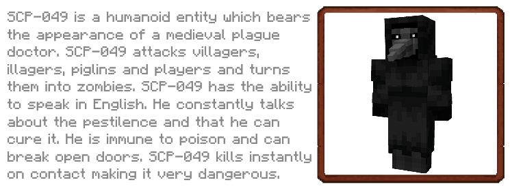 SCP-049, The Plague Doctor - Minecraft Mods - CurseForge