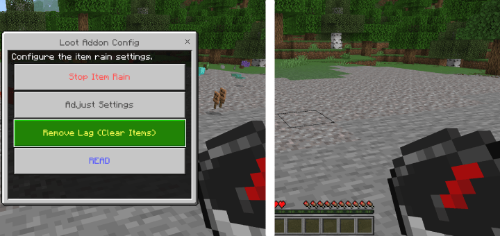 OP Item Rain - Minecraft Bedrock Addons - CurseForge