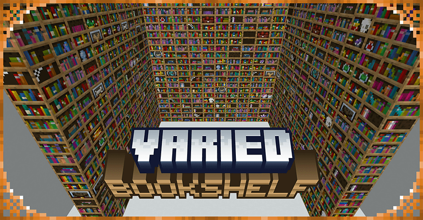 Varied Bookshelf - Minecraft Bedrock Texture Packs - CurseForge