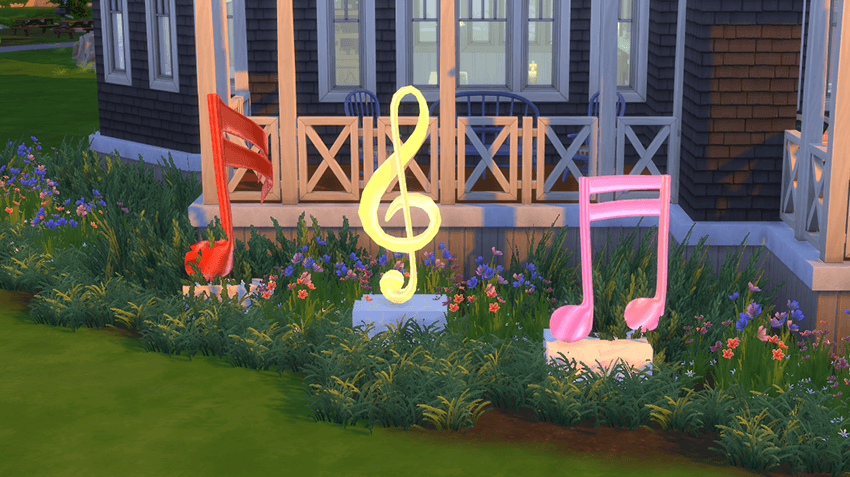 Music symbol statue light - The Sims 4 Build / Buy - CurseForge