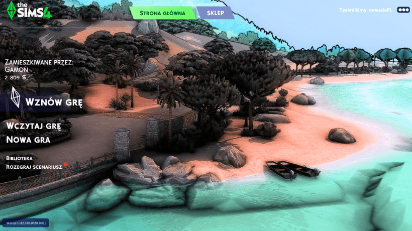 Install Main Menu Override - Beach - The Sims 4 Mods - CurseForge