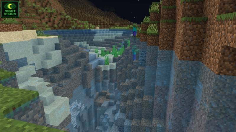 Night Vision Universal - Minecraft Bedrock Texture Packs - CurseForge