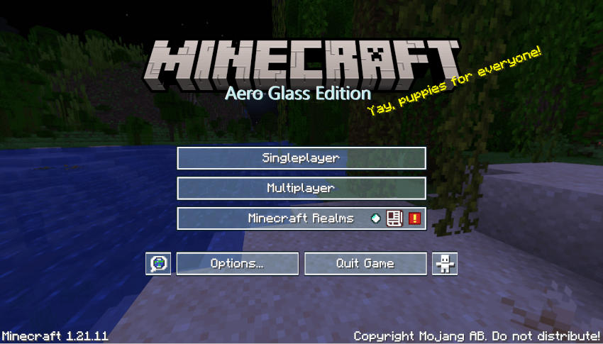 Aero Glass GUI - Minecraft Resource Packs - CurseForge