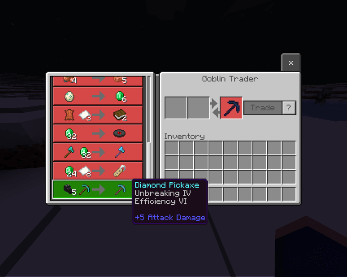 Goblins Traders Add-on - Minecraft Bedrock Addons - CurseForge