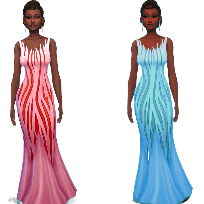 Lux Party Dress - The Sims 4 Create a Sim - CurseForge