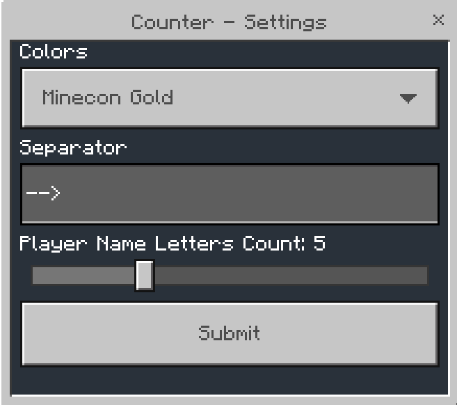 Counter Mc Minecraft Bedrock Scripts Curseforge