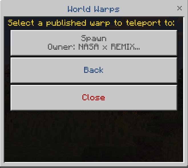 [Realm compatible]Nasa's Tp/player warps Add-On - Minecraft Bedrock Scripts - CurseForge