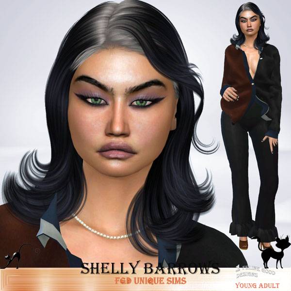 Shelly Barrows - The Sims 4 Sims / Households - CurseForge