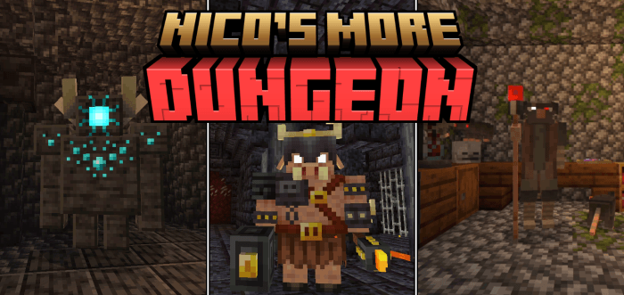 Nico's More Dungeon - Minecraft Bedrock Addons - CurseForge