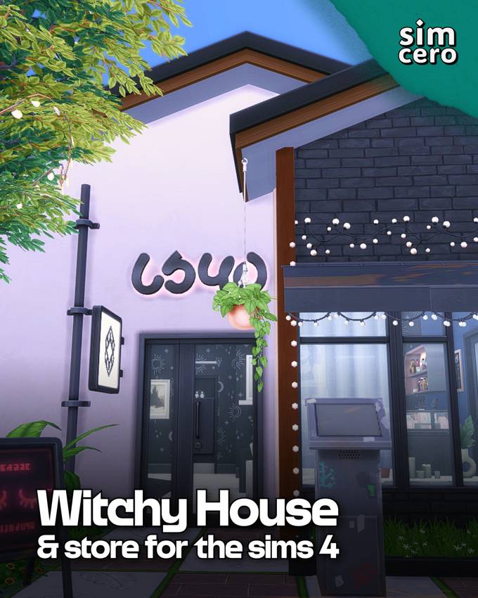 Witchy House & Store (Casa de Bruxa e Loja) - The Sims 4 Rooms / Lots - CurseForge