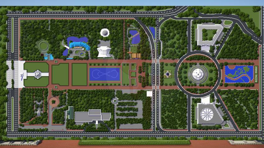 Rizal Park (Manila, Philippines) - Minecraft Bedrock Maps - CurseForge