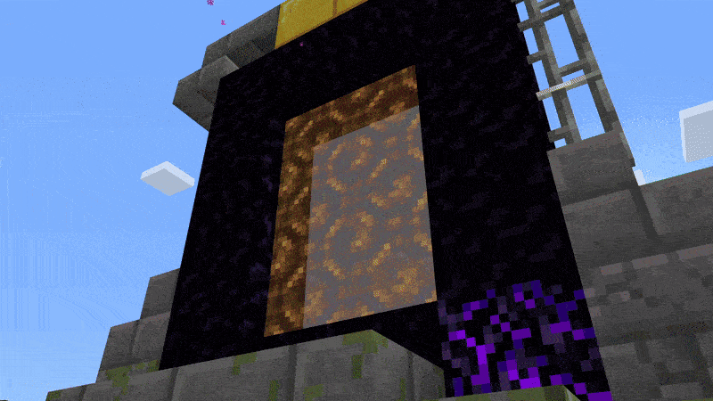 RGB Nether Portals - Minecraft Bedrock Texture Packs - CurseForge