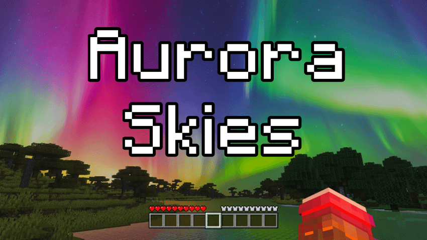 Aurora Skies - Custom Sky - Minecraft Bedrock Texture Packs - CurseForge