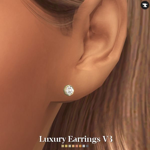 Luxury Earrings V3 - Christopher067 - Files - The Sims 4 Create a Sim ...