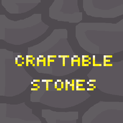 Craftable Stones - Mods - Minecraft