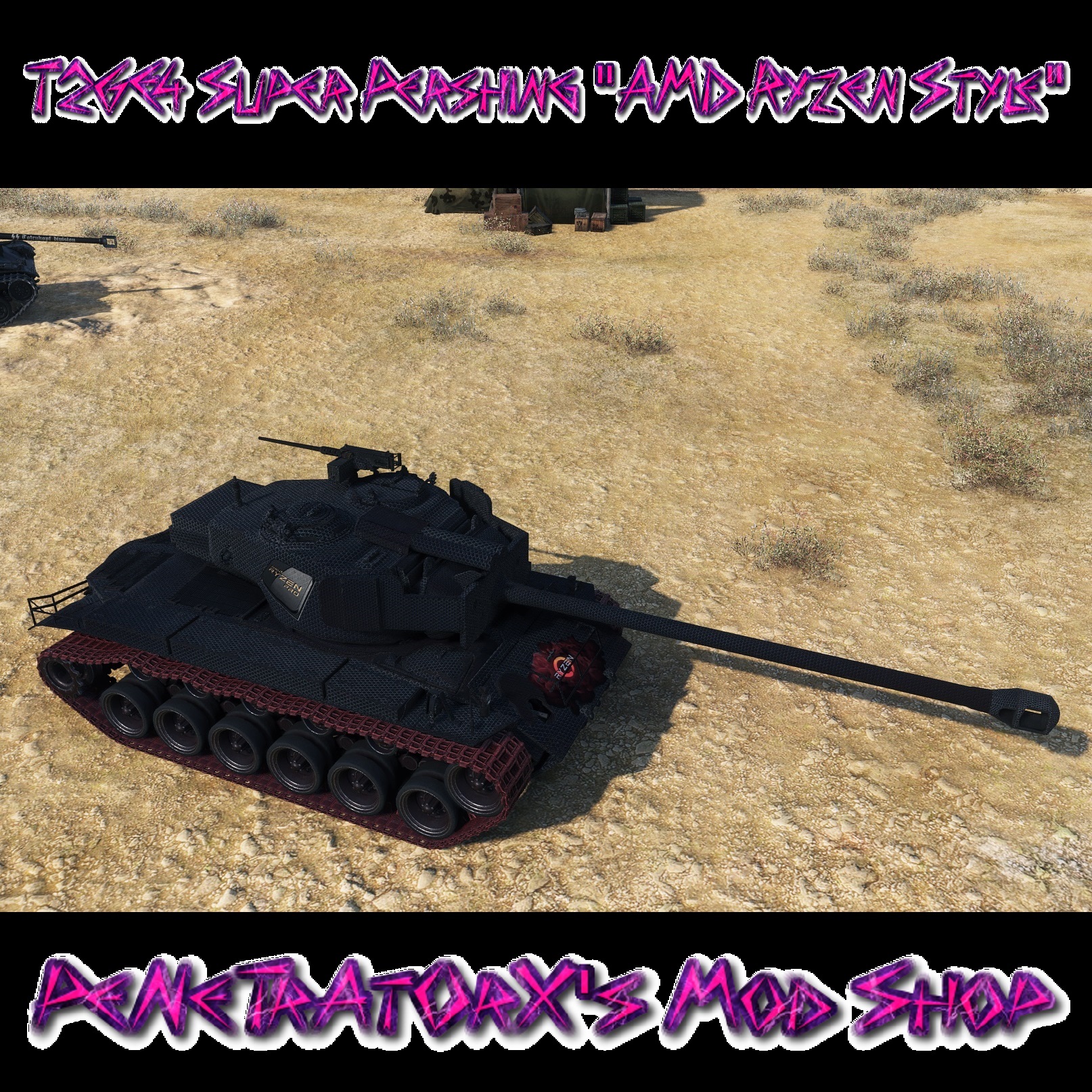 T26E4 Super Pershing "AMD Ryzen Style" - World of Tanks Skins - CurseForge