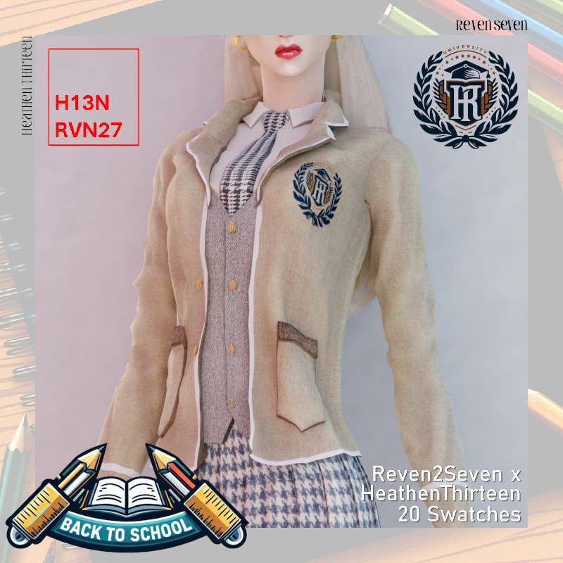 Women's Regal Dress Shirt with Over the Shoulder Coat Winter School ...