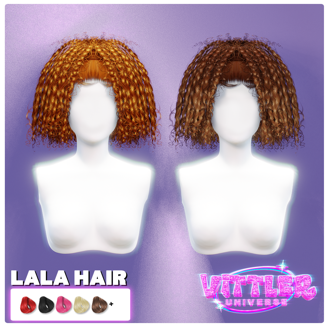 Lala Hair Adult - The Sims 4 Create a Sim - CurseForge
