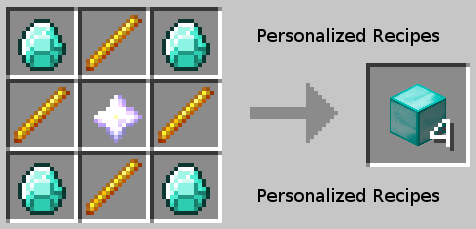 Personalized Recipes 2.0 - Minecraft Mods - CurseForge