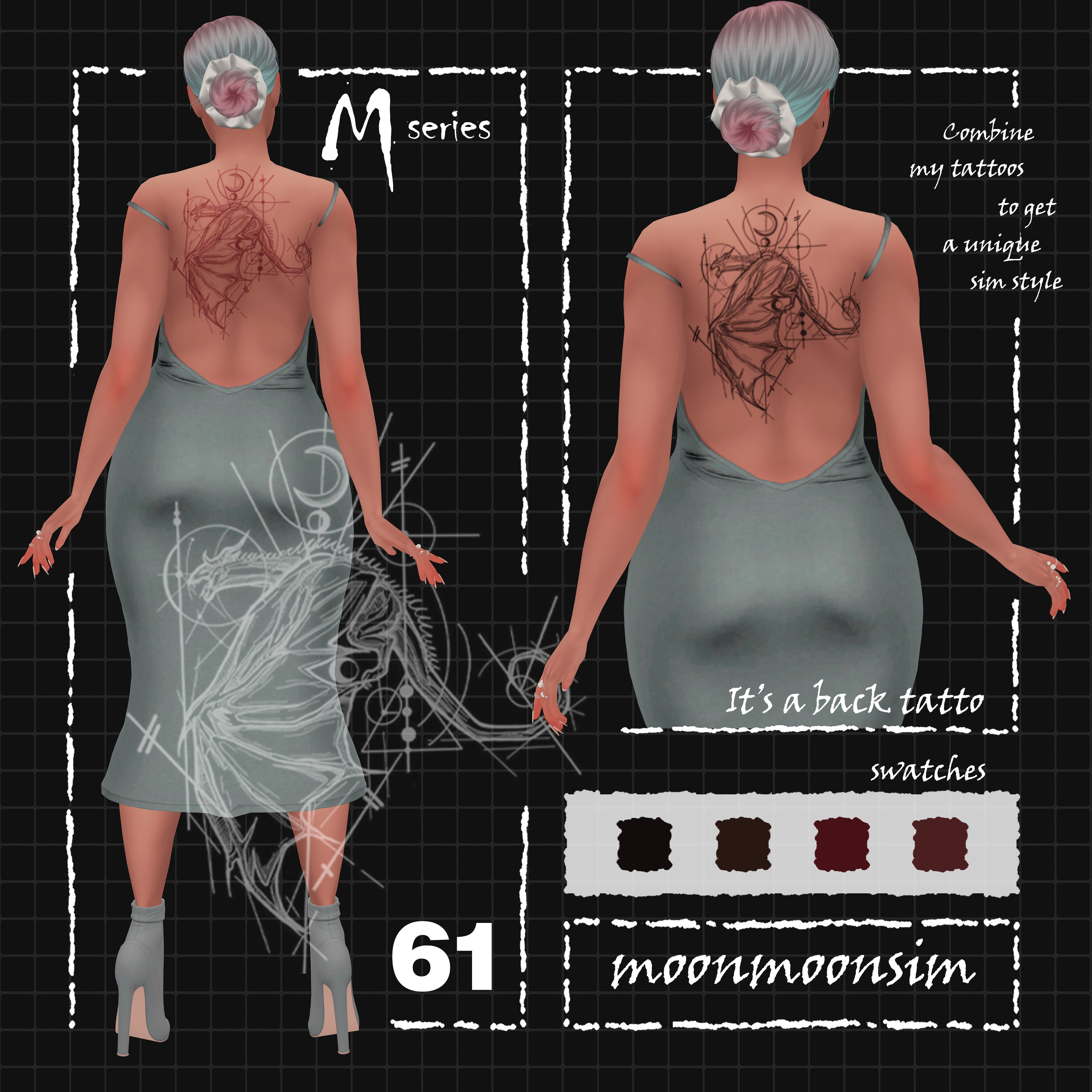 Tattoo M61 - The Sims 4 Create a Sim - CurseForge