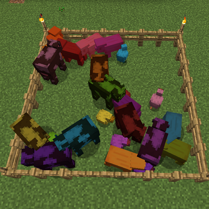 Dye Mob Dye Source - Mods - Minecraft