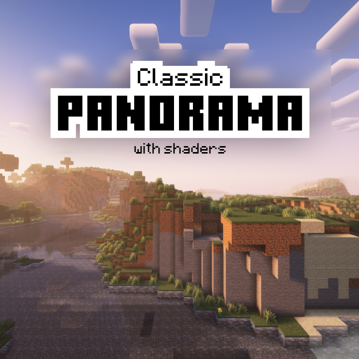 Classic panorama with Shaders (Java Edition)