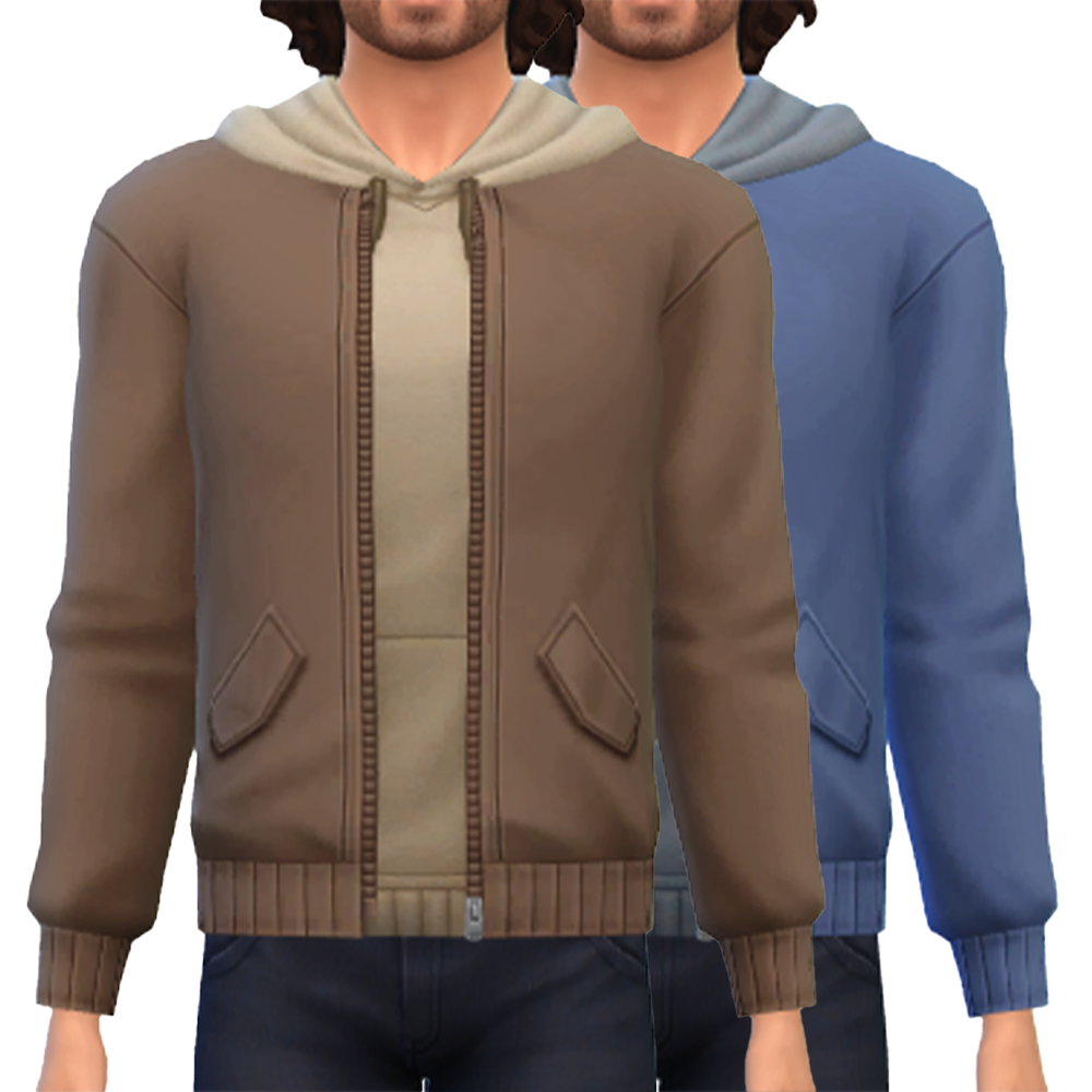 Hoodie Comb for men Screenshots - Create a Sim - The Sims 4