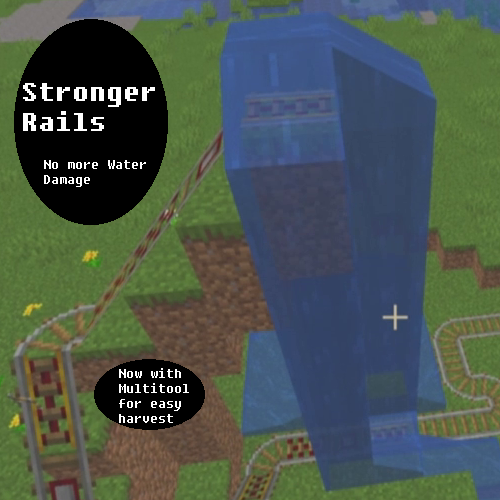 Stronger Minecart Rails/Tracks Screenshots - Mods - Minecraft