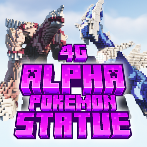 Alpha Pokemon Statue - 4G - Starters & Legendary pack