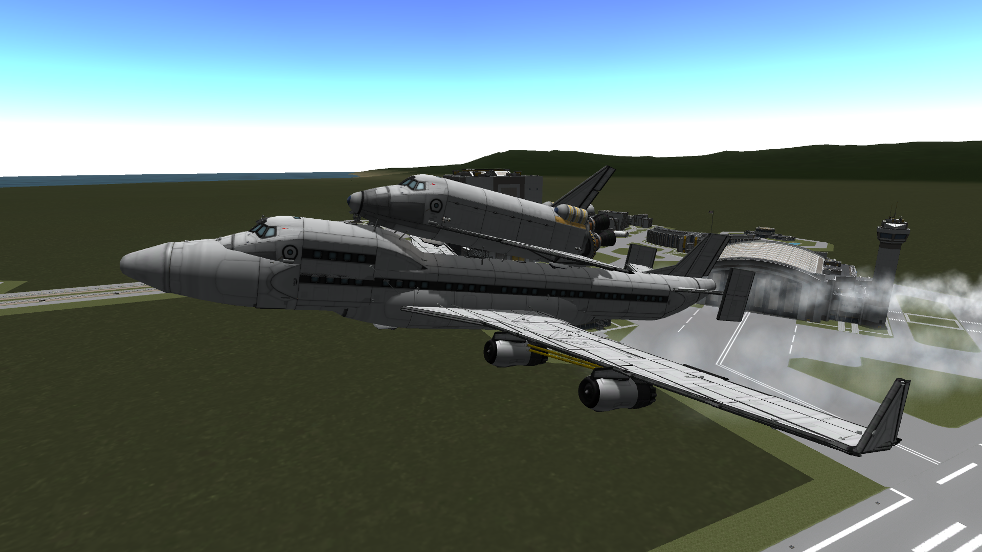 Boeing 747 (with Space Shuttle) - Kerbal Space Program Shareables ...