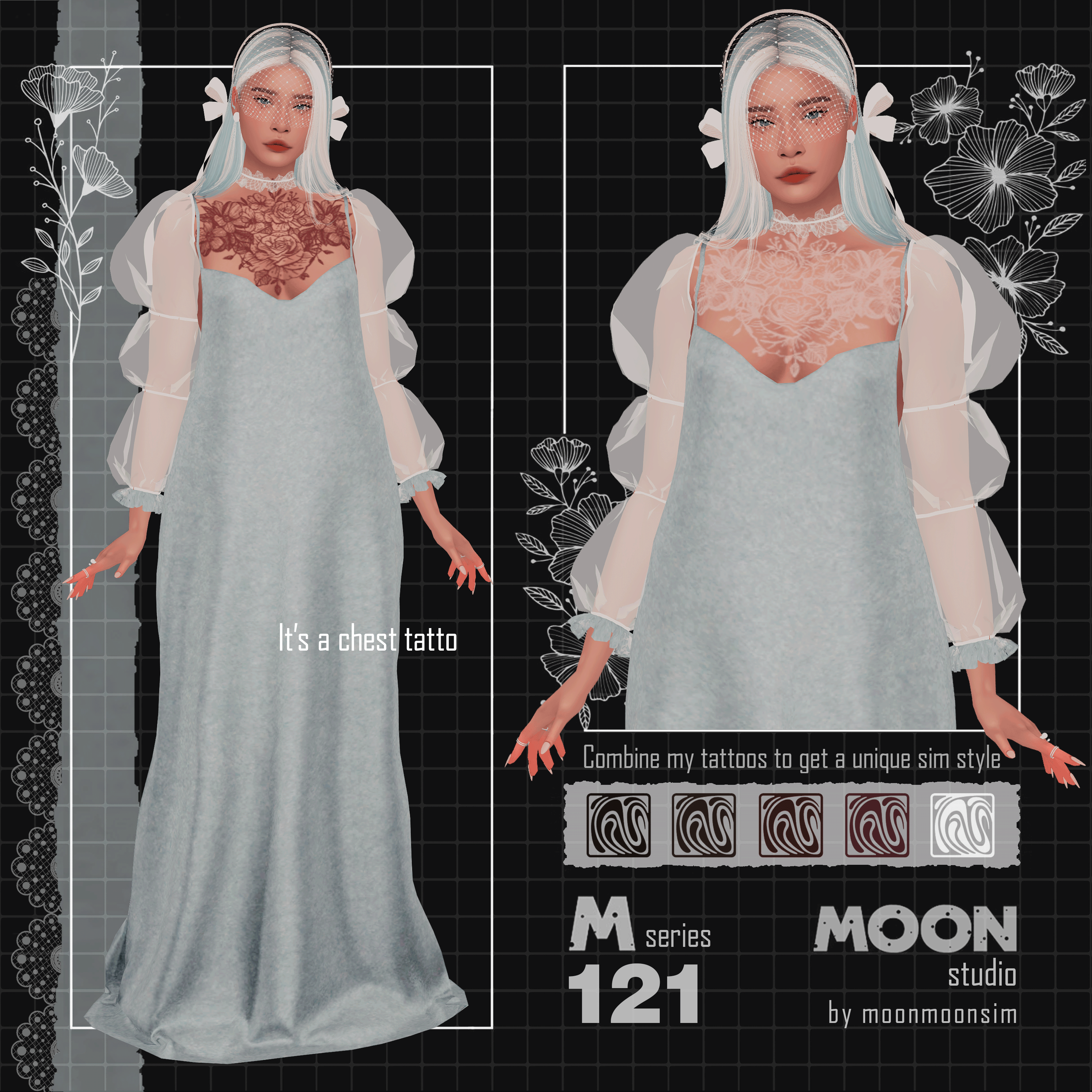 Tattoo M121 - The Sims 4 Create a Sim - CurseForge