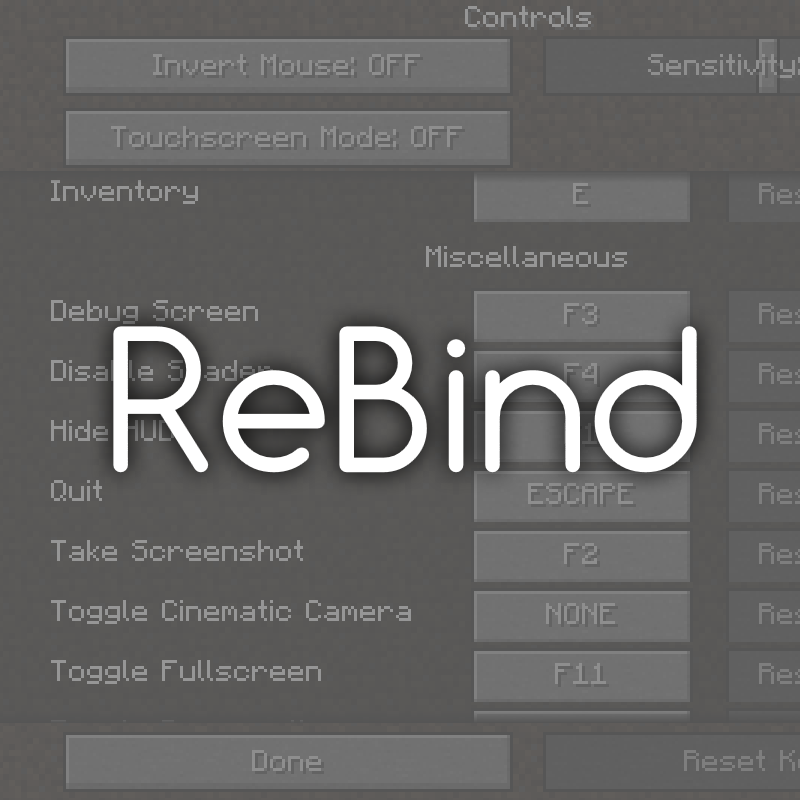 ReBind - Minecraft Mods - CurseForge