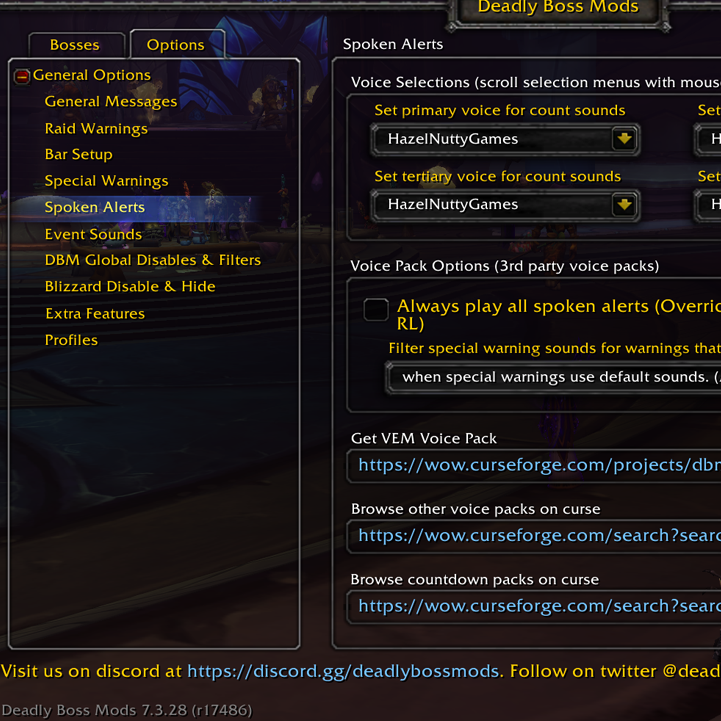 DBM Voicepack - HazelNuttyGames - World of Warcraft Addons - CurseForge