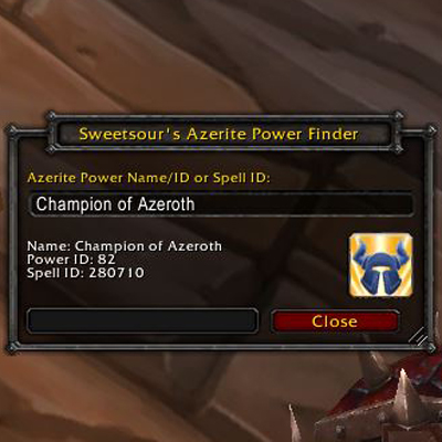 Sweetsour's Azerite Power Finder - World of Warcraft Addons - CurseForge