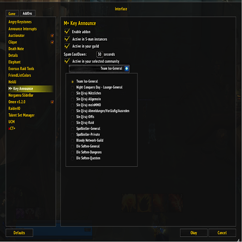 Keystone Announce - World of Warcraft Addons - CurseForge